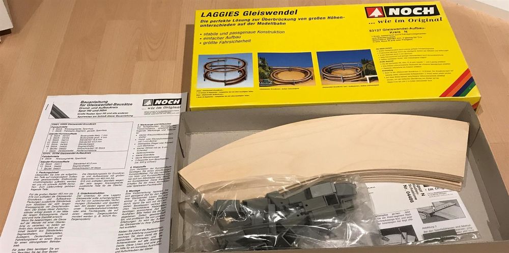 NOCH N LAGGIES GLEISWENDEL-KOMPLETTB (Neu und originalverpackt) in ...