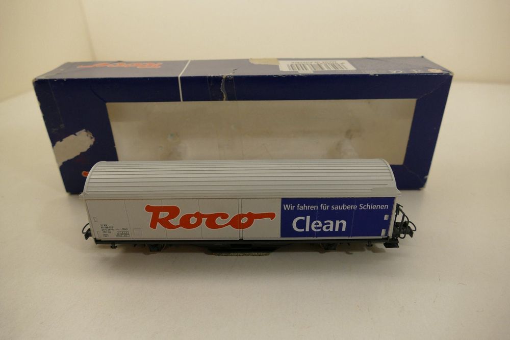 Roco: Schienenreinigungswagen Roco-Clean | Kaufen auf Ricardo