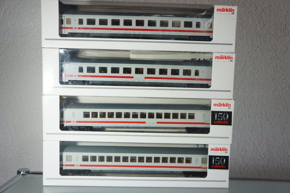 Märklin IC-Personenwagen (2 x 42272, 2 x 42862) (Gebraucht) in für CHF 80 – mit Lieferung auf ...