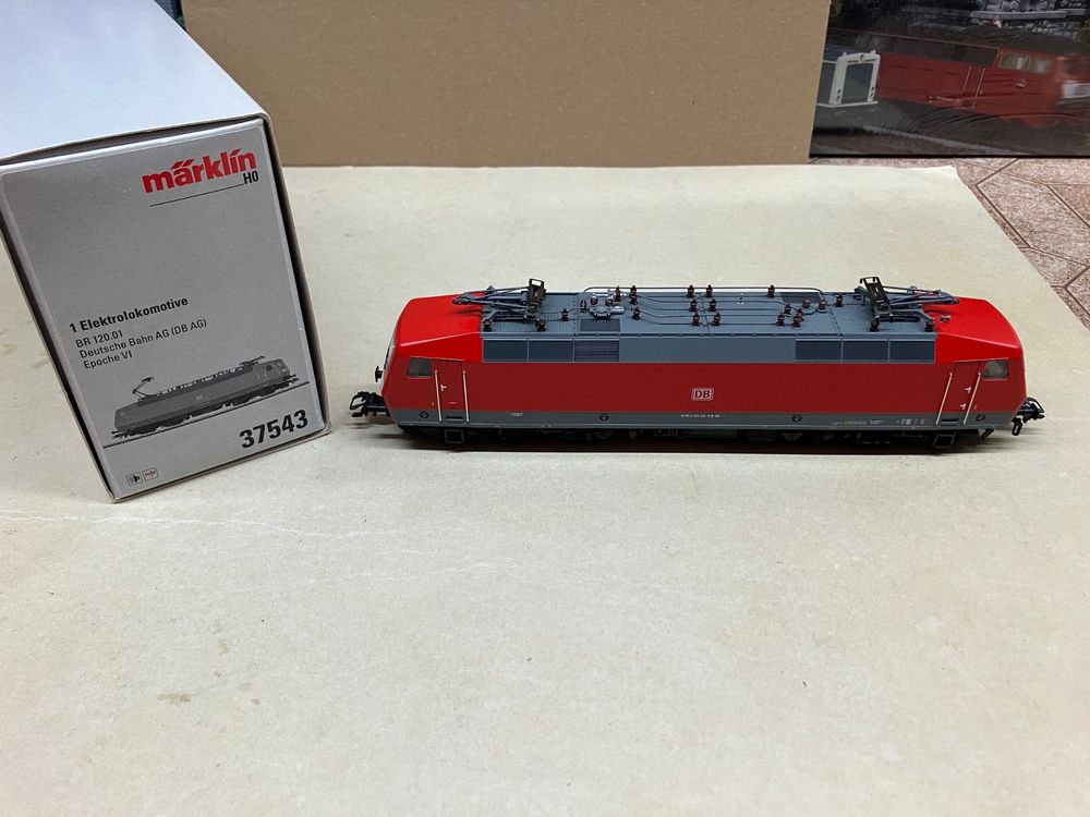 Märklin 37543 E-Lok Baureihe 120 145-8 rot der DB AG, Dig.S (Gebraucht ...