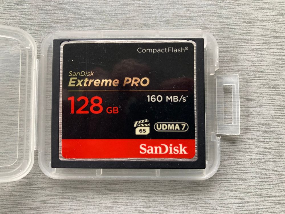 Verkaufe Sandisk Compact Flash 128 GB Speicherkarte | Kaufen auf Ricardo