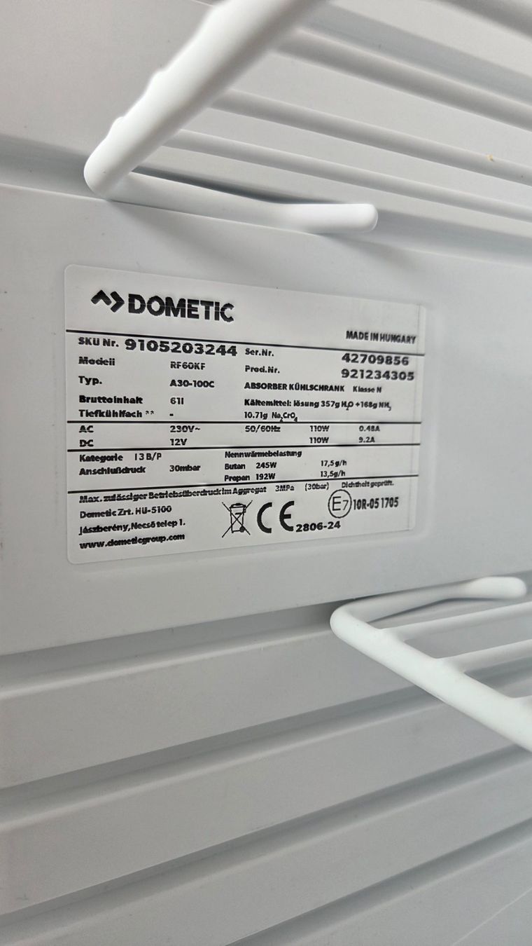 DOMETIC Absorber Kühlschrank RF 60KF, 61L (Neuf (Voir description)) à ...