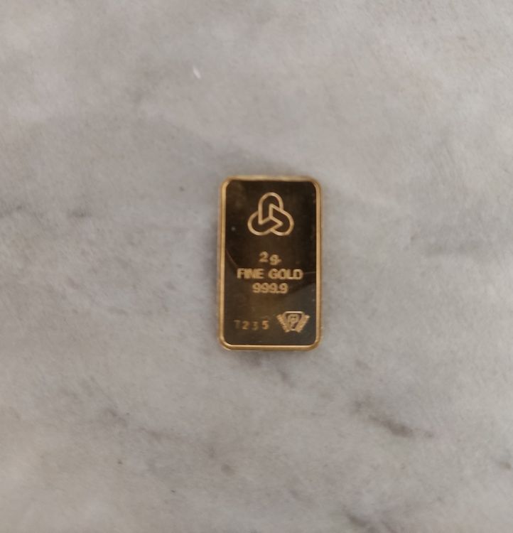 LINGOT GOLD 999-9 FINE 2gr (Gebraucht) in Clarens für CHF 112 – mit ...