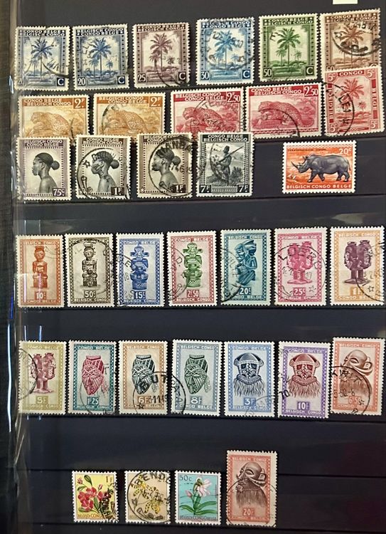 Lot de 34 timbres Congo Belge | Kaufen auf Ricardo