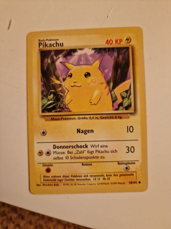 Pikachu Base set (Gebraucht) in Basel für CHF 7 – mit Lieferung auf ...