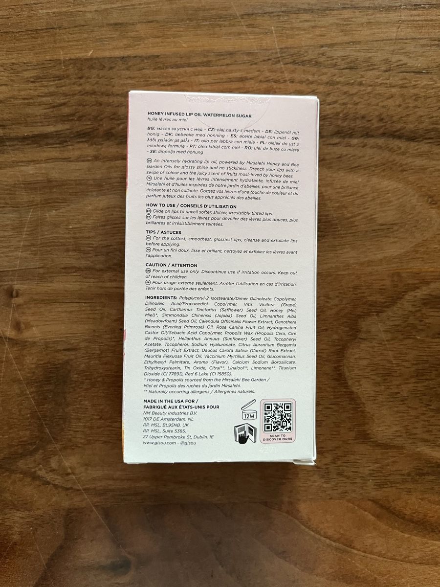 Gisou Honey Infused Lip Oil - Watermelon Sugar 🍉 (Neu und ...