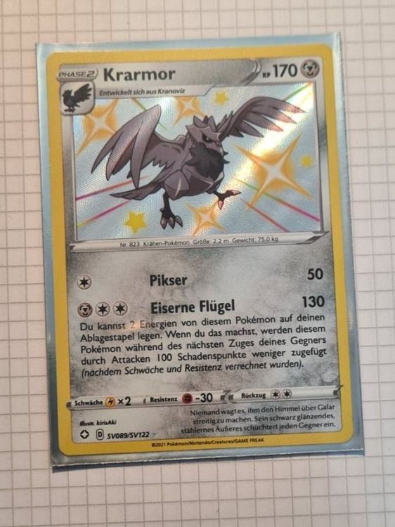 Pokemonkarte Kramor Shiny SV089/SV122 (Neu (gemäss Beschreibung)) in ...