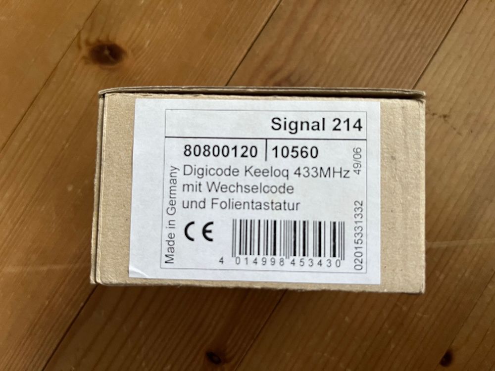 Digicode Keeloq (Gebraucht) in Häfelfingen für CHF 1 – nur Abholung auf ...