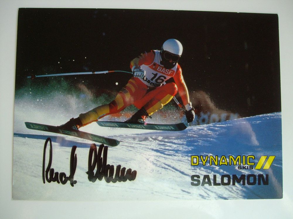 CONRADIN CATHOMEN (CH) SKISTAR HANDSIGNIERT TOP AK (Gebraucht) in ...