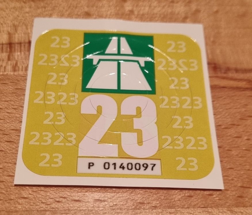 Vignette 2023 (Neu und originalverpackt) in Schindellegi für CHF 39 – mit Lieferung auf Ricardo ...