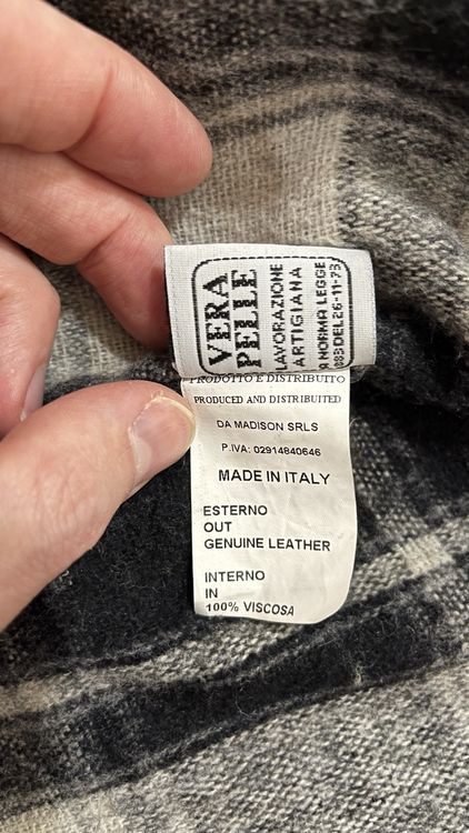 USED Genuine Man Leather jacket “Enrico Coveri” made Italy (Gebraucht ...