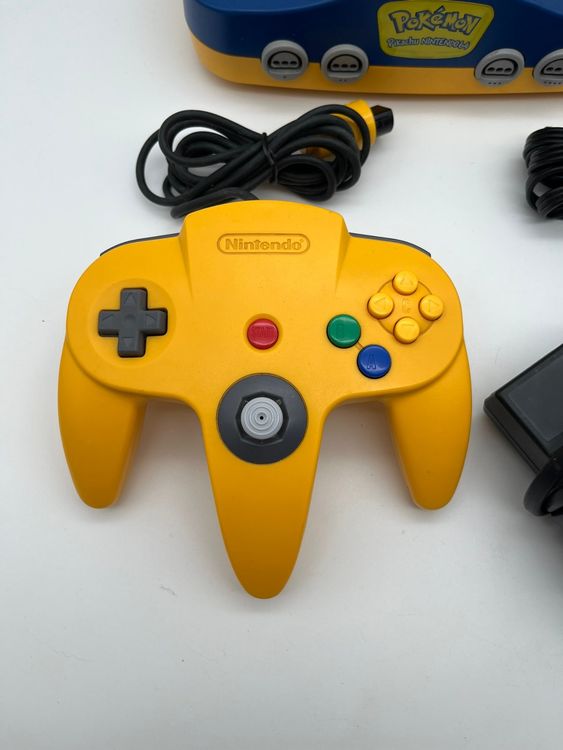 Nintendo 64 Pikachu Special Edition + Controller N64 Pokemon (Gebraucht ...