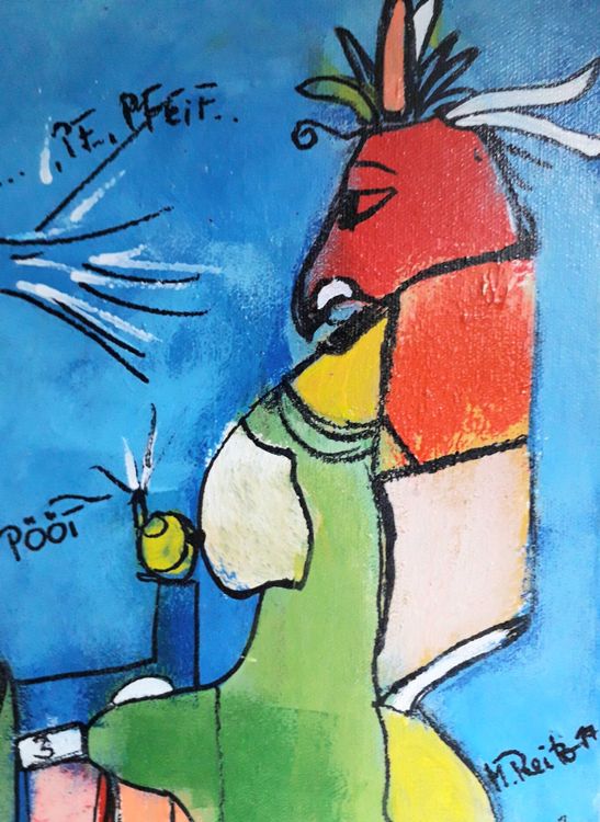 Gemälde Pop Art Dagobert Duck Künstler: Manuela Reitz (Neu und originalverpackt) in Balve für ...