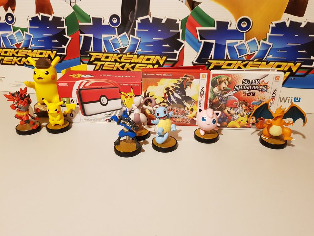 New Nintendo 2DS XL inkl. 8x amiibo & 2x Game (Neu (gemäss Beschreibung ...