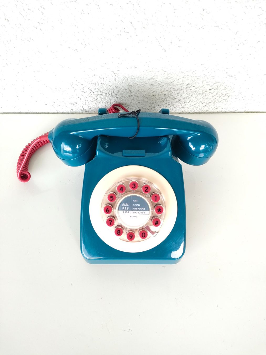 746 Klassisches Retro-Telefon im 60er-Jahre-Design Petrolbla (Gebraucht ...