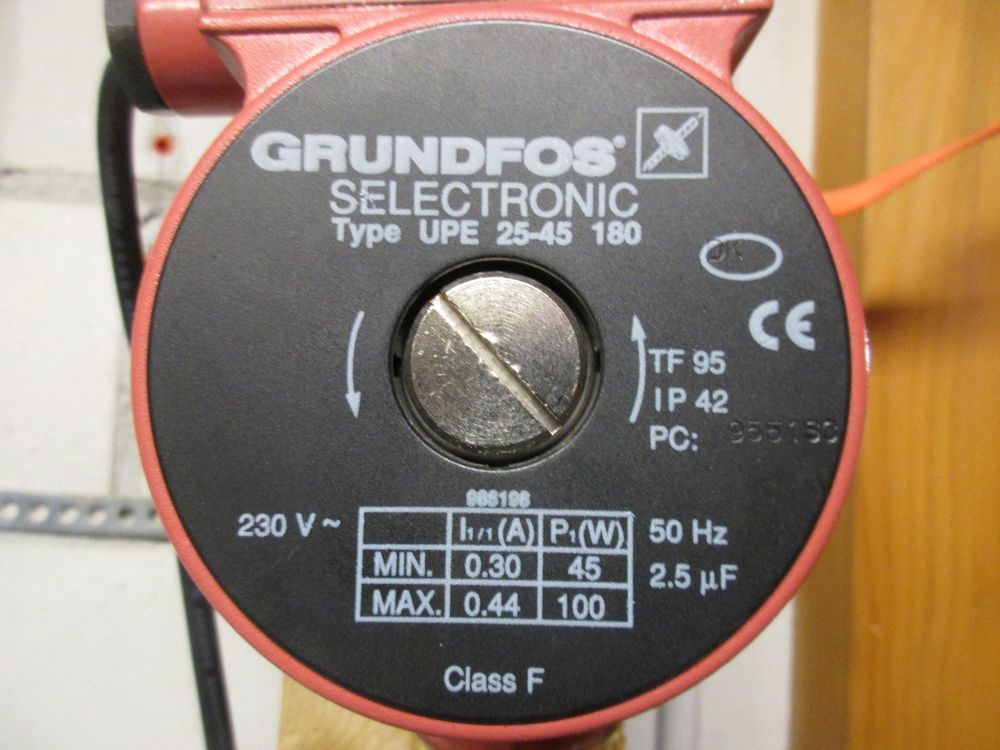 Grundfos UPE 25-45 180 (Gebraucht) in Trubschachen für CHF 29 – mit ...