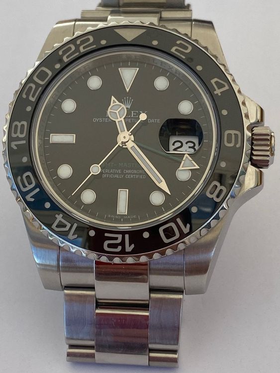 ROLEX GMT-MASTER II ACIER CALIBRE 3185 (Usato) a Sion per CHF 14500 ...