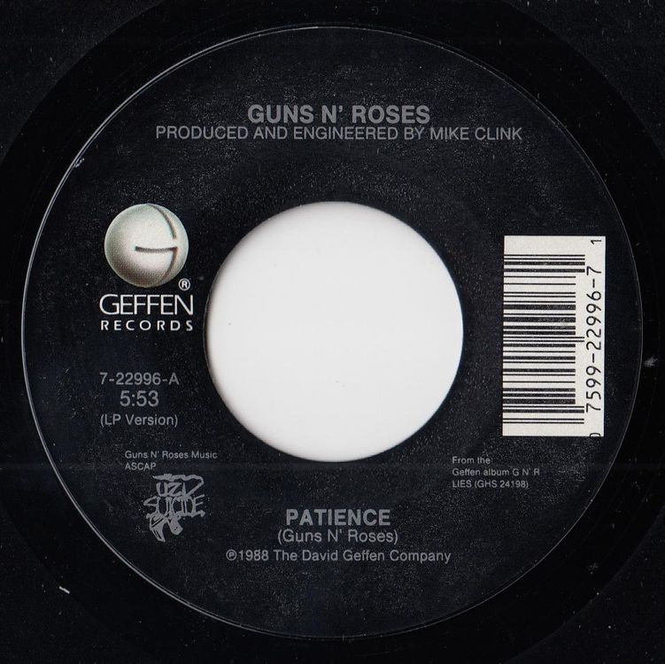 Guns N’ Roses Vinyl Single von 1989 (Gebraucht) in für CHF 15 – mit ...