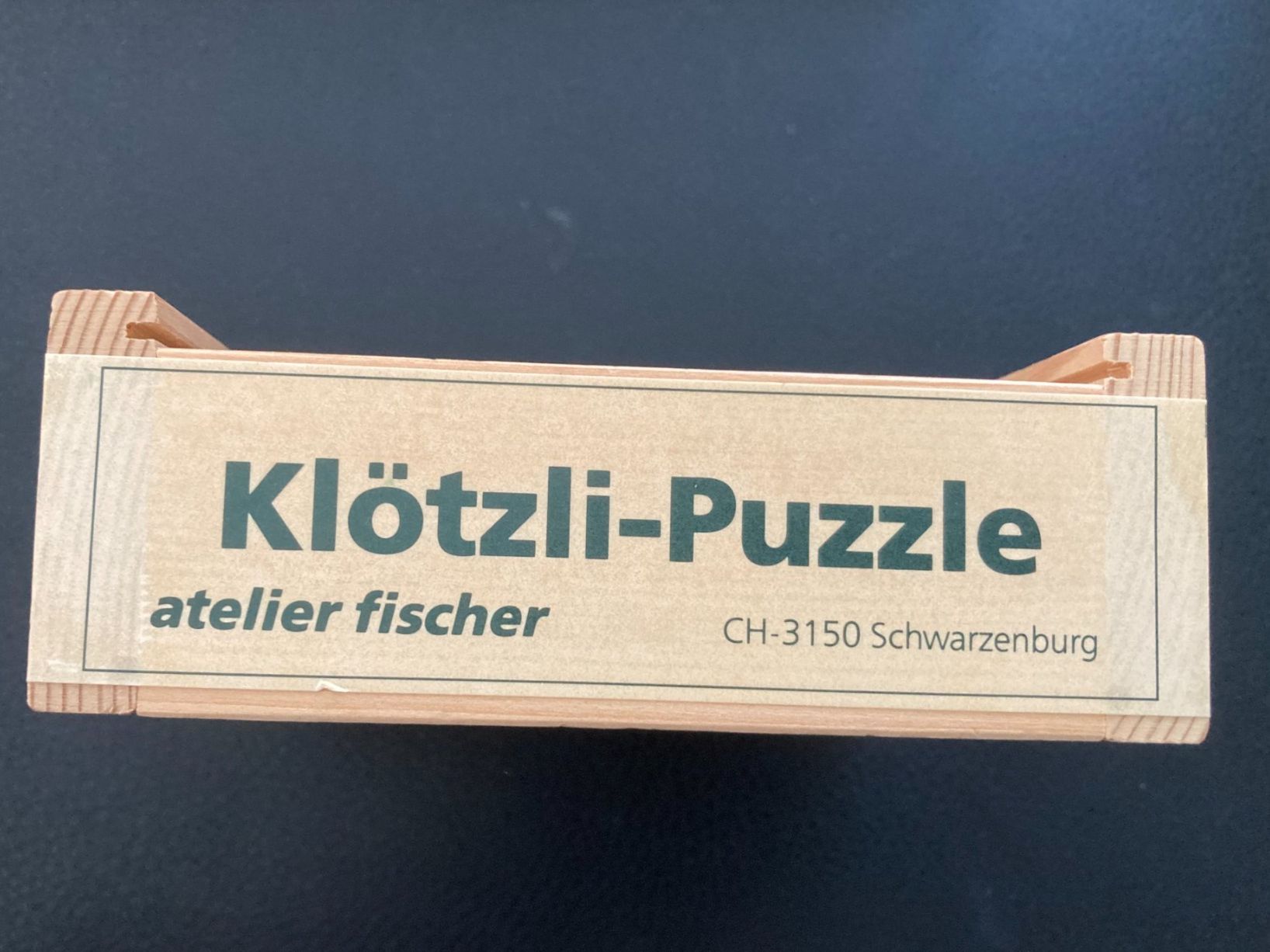 Würfel Puzzle Holz Klötzli -Puzzle von Atelier Fischer (Gebraucht) in Subingen für CHF 9 – mit ...