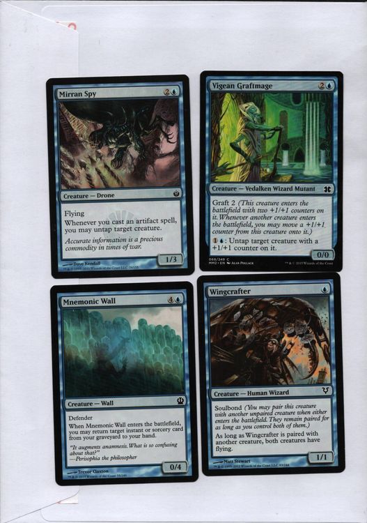 Mirran Spy/Wingcrafter/Vigean Graftmage/Mnemonic Wall | Kaufen auf Ricardo