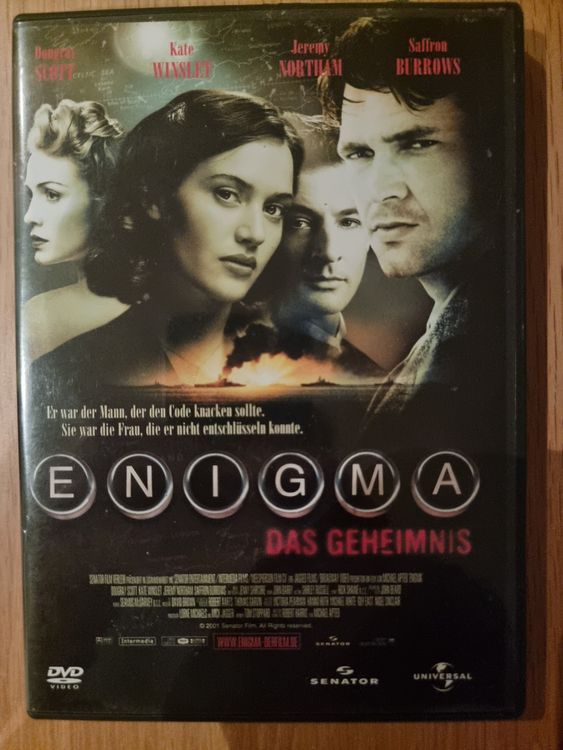 DVD Enigma - Das Geheimnis, Kate Winslet (Gebraucht) in Näfels für CHF ...
