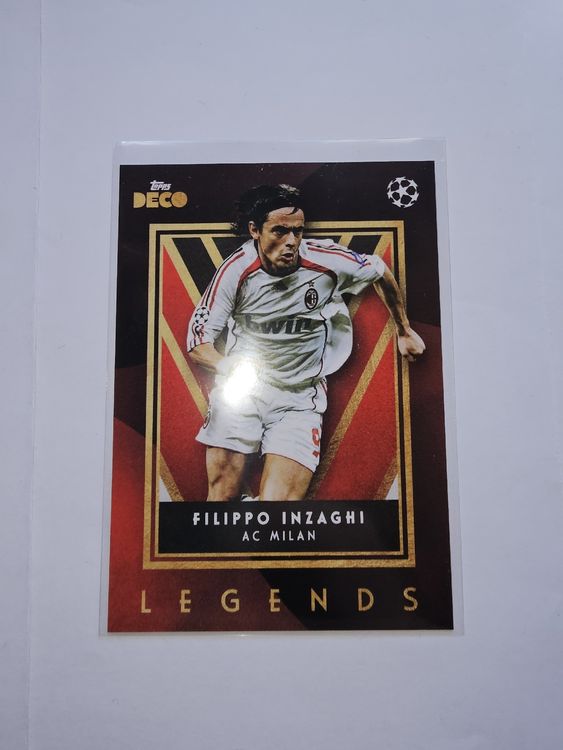 Topps Inzaghi AC Milan Champions League Karte Deco 2021/22 | Kaufen auf ...