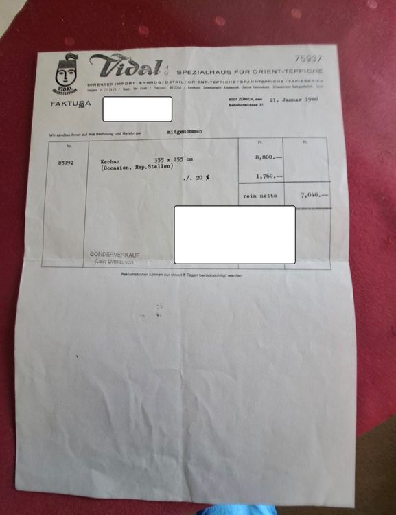 Kechan Orientteppich | Kaufen auf Ricardo