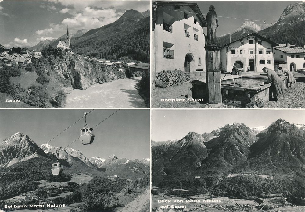 Luftseilbahn Motta Naluns Bad Scuol Tarasp Vulpera gel. 1968 (Gebraucht) in Luzern für CHF 4.5 ...