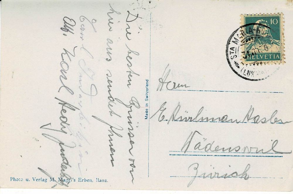 48 STA.MARIA-HOSPIZ GR mit tollen Oldtimer! gel. 1938! (Gebraucht) in ...