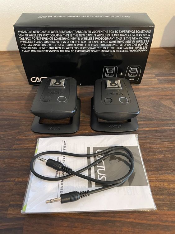 Cactus V5 Duo Wireless Flash Trigger / Transceiver (Gebraucht) in Hedingen für CHF 20 – mit ...