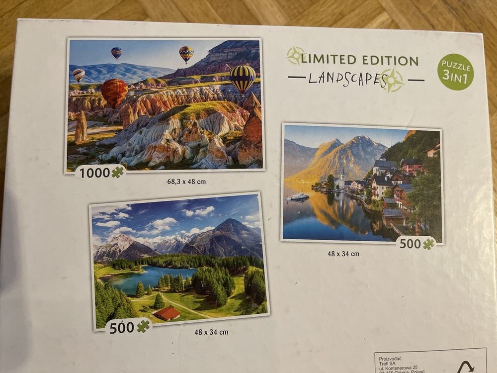 Puzzle Landschaften 3 in 1 (2x500/1x1000 Teile) | Kaufen auf Ricardo