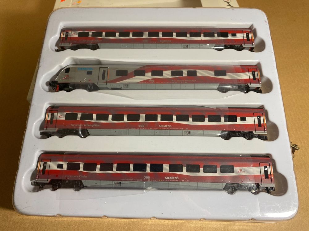Hobbytrain ÖBB Railjet Zugkomposition Spur N Modelleisenbahn (Gebraucht ...