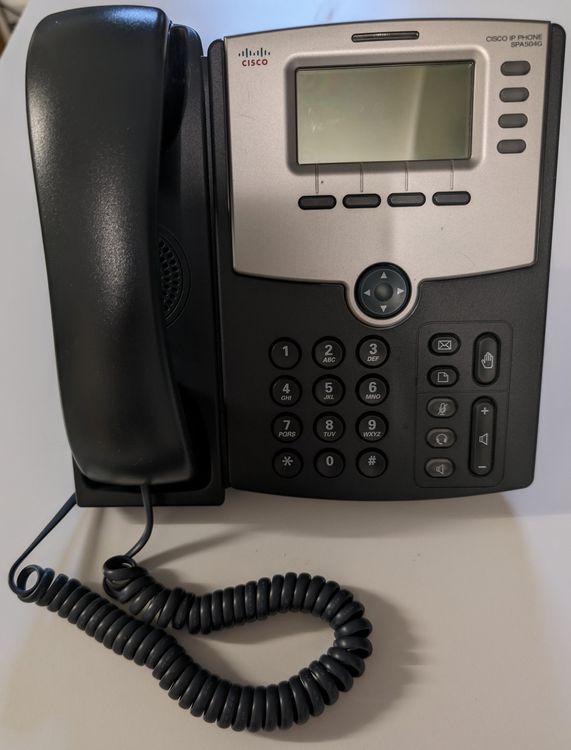 Cisco SPA504G VoIP-Telefon 4 Linien (ohne Netzteil) (Gebraucht) in ...