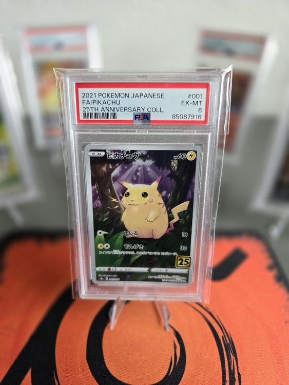 Pokemon PIKACHU 25th Anniversary ⚡️ PSA 6 EX-MT | Kaufen auf Ricardo