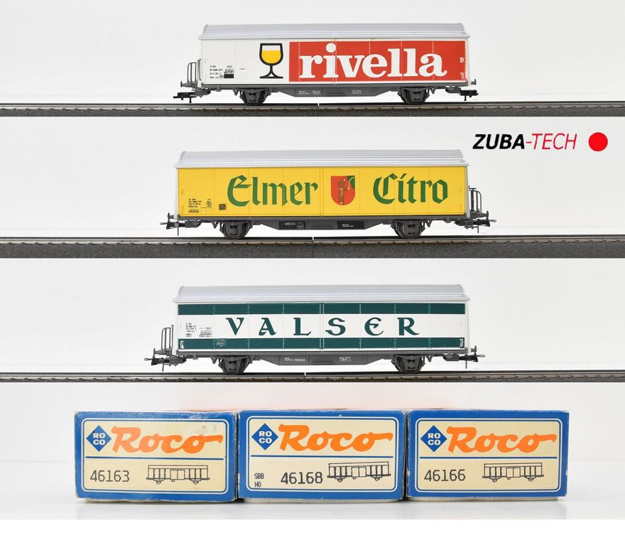 Roco 3x Schiebewandwagen der SBB GS H0 mit OVP | Kaufen auf Ricardo