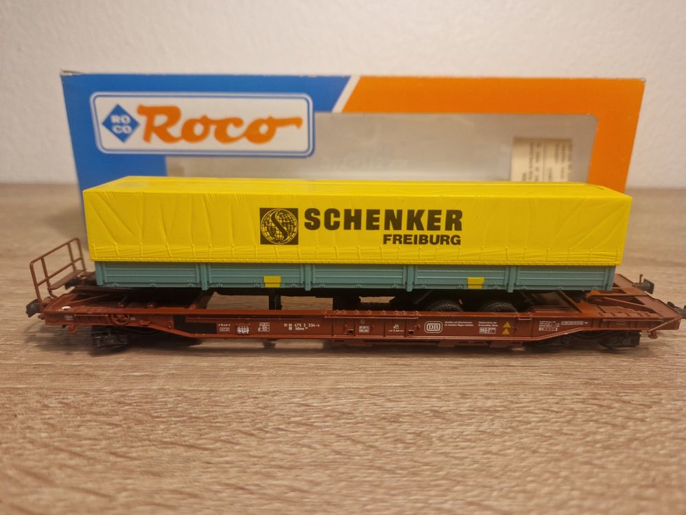 Roco 46358 Taschenwagen Schenker H0 (P) (D'occasion) à St-Aubin-Sauges ...