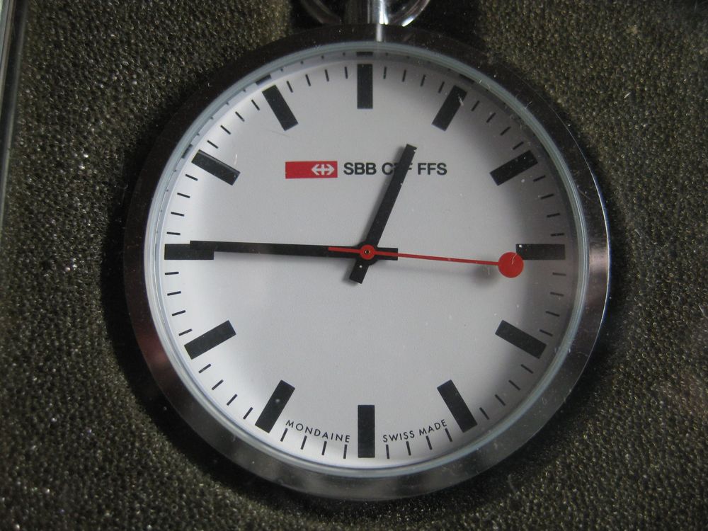 Taschenuhr, SBB Bahnhofsuhr, Official Railway Watch (D) (Gebraucht) in ...