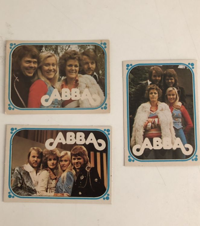 ABBA Eurovision ESC Sammler Kärtchen 1975 (Gebraucht) in Wettingen für ...