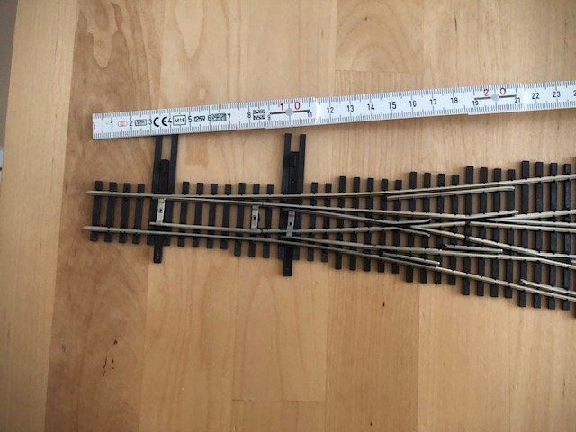 Shinohara H0 Weiche N 100 -3Way (2) (Neu und originalverpackt) in ...