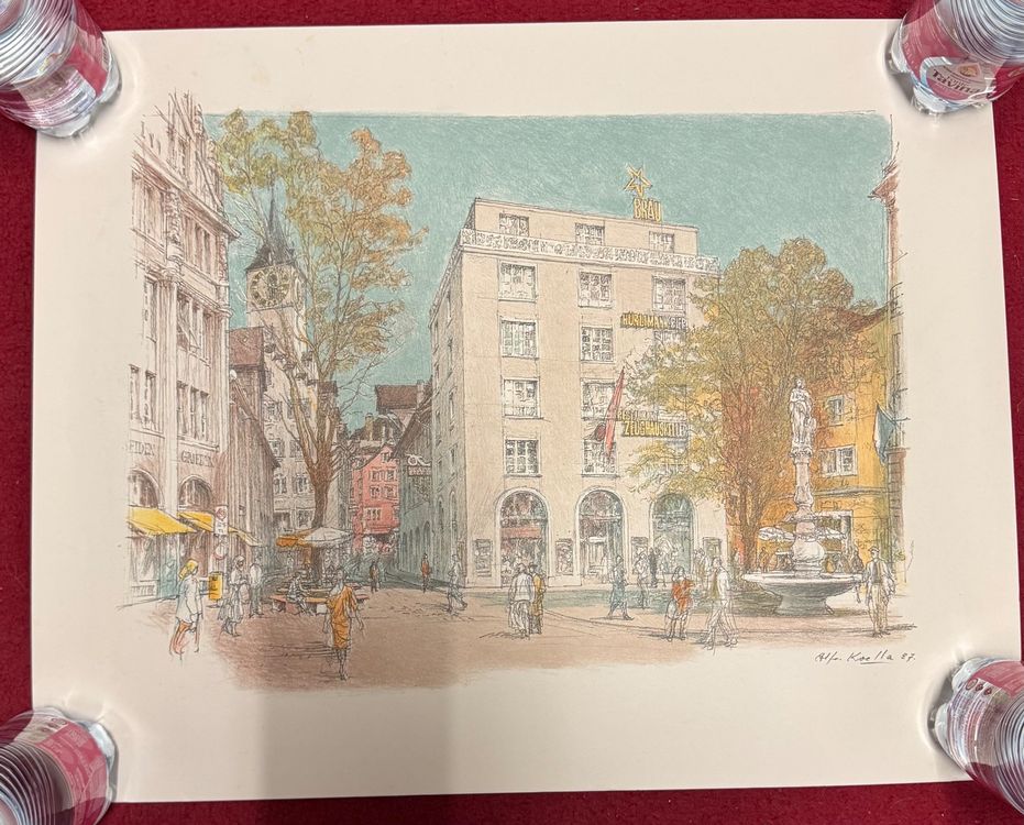 Lithos Hand signiert Bild | Kaufen auf Ricardo