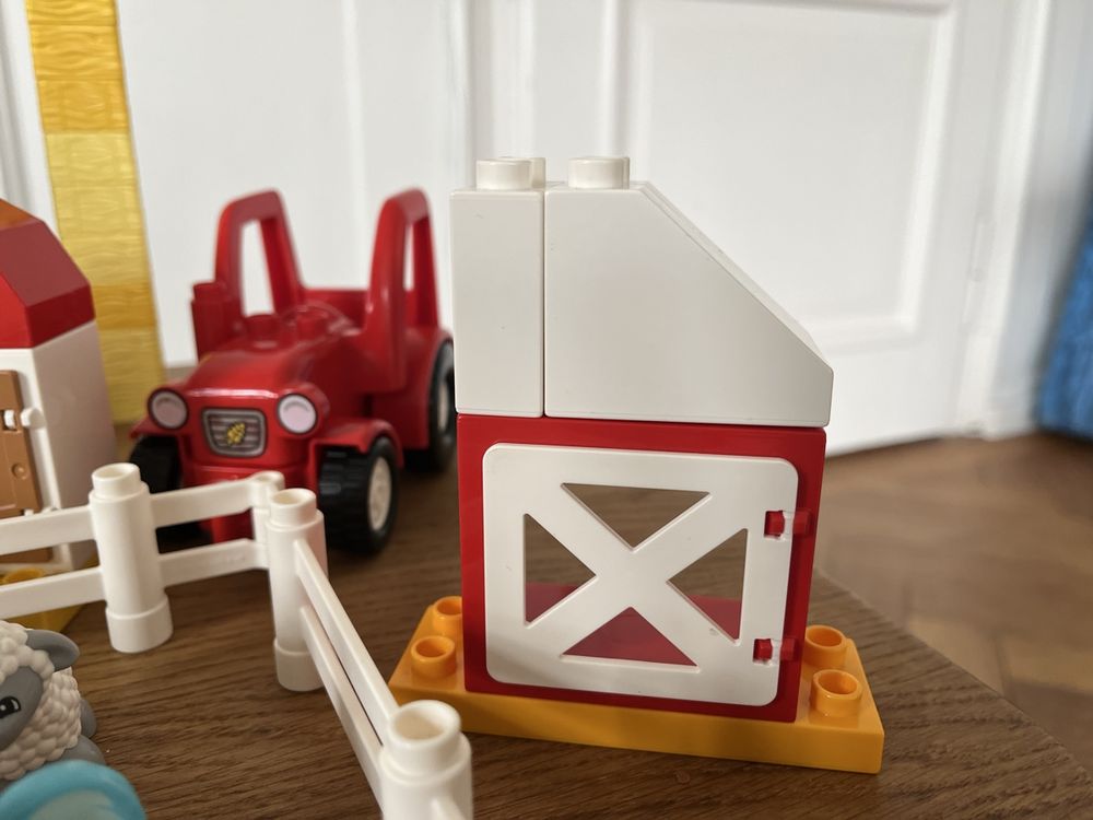 Lego Duplo Bauernhof Traktor Tiere Stroh 10952 (Gebraucht) in ...