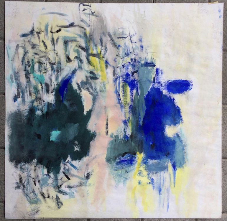 Abstrakte Grosse Mischtechnik Verso: Beschriftet (Gebraucht) in Root für CHF 5 – mit Lieferung ...