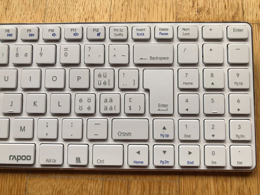 Tastatur CH Layout - Rapoo 9300 - Bluetooth/USB (Gebraucht) in ...