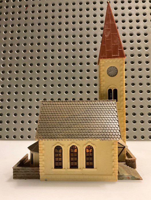 Modelleisenbahn __ Faller __ grosse Kirche __ Spur H0 (Gebraucht) in ...