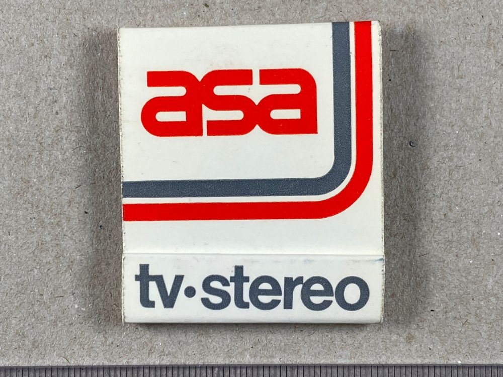Asa TV Stereo (Skandinavien), alte Zündhölzer komplett (Gebraucht) in Lenzburg für CHF 4 – mit ...