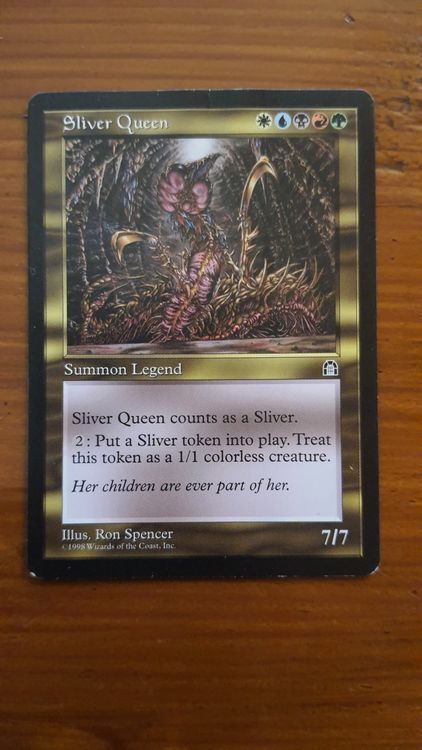 MTG Sliver Queen / Remasurikönigin engl., akzeptabel (Gebraucht) in ...