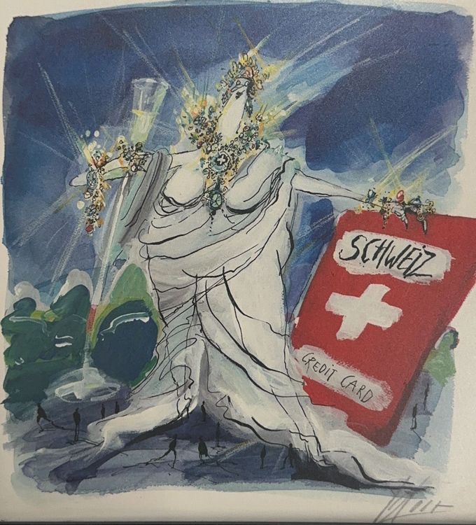 FARBLITHOGRAPHI VON CHRISTOPH GLOOR SIG. | Kaufen auf Ricardo