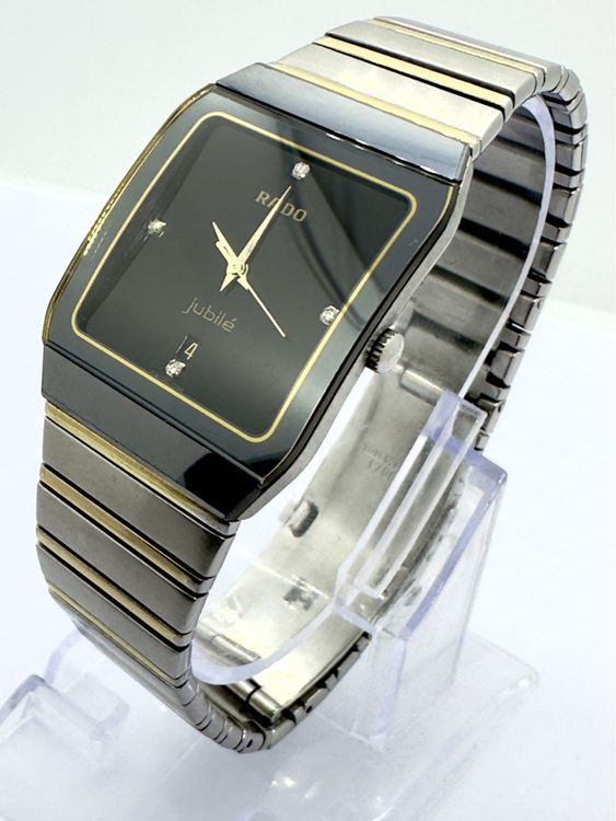 Rado Jubile mit 4 Diamanten Neue Batterie Läuft Einwandfrei | Kaufen ...