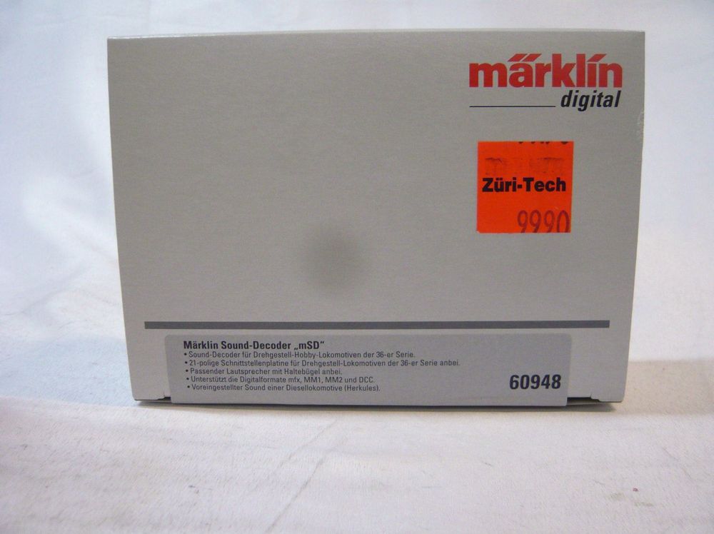 Märklin 60948 Decoder Sound mSD Diesel. | Kaufen auf Ricardo