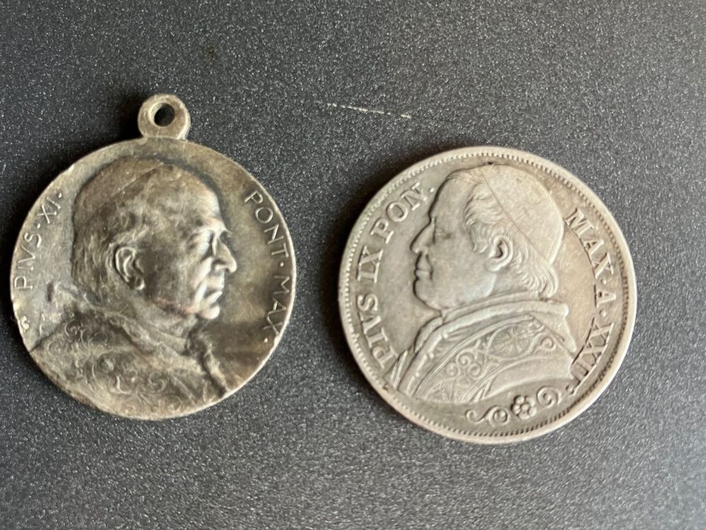 Top Vatikan 2 Lire Münze 1867 und Medaille (Gebraucht) in untervaz für CHF 16 – mit Lieferung ...